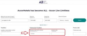 Accor Hotels Corporate Codes 2026 - TikoTravel